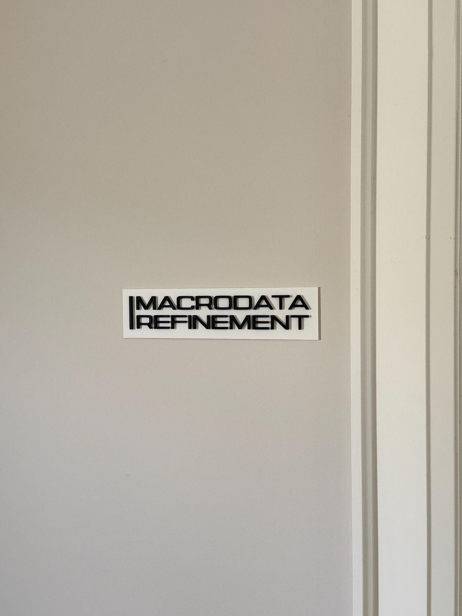 Macrodata Refinement Sign Severance – MDR Lumon Office Decor, TV Show ...