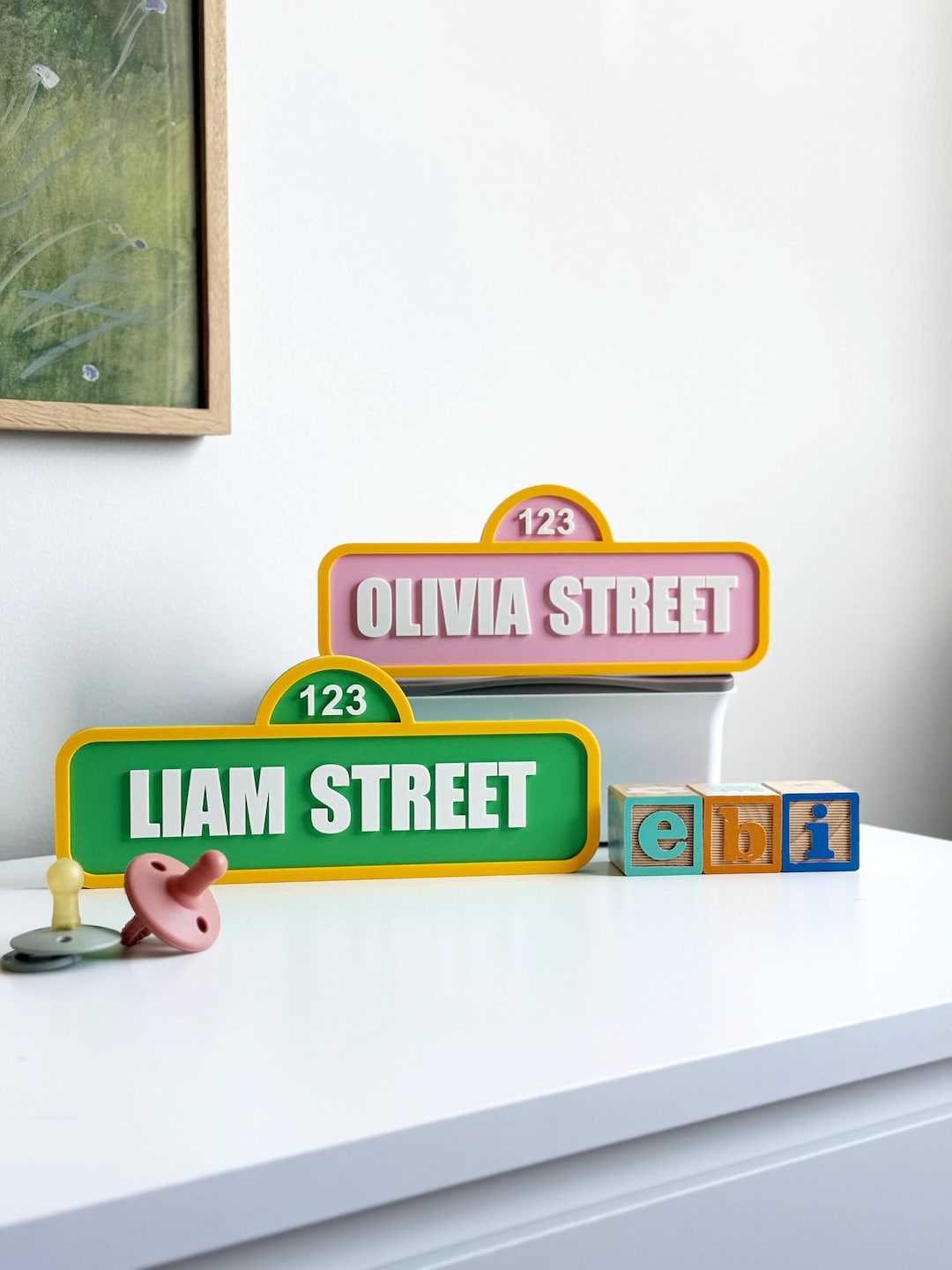 Personalized Sesame Street Sign, Custom Name Street Sign, Birthday ...