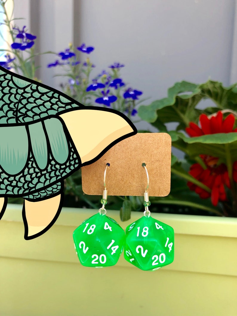 D20 Danglies *rock Candy Edition* - Etsy