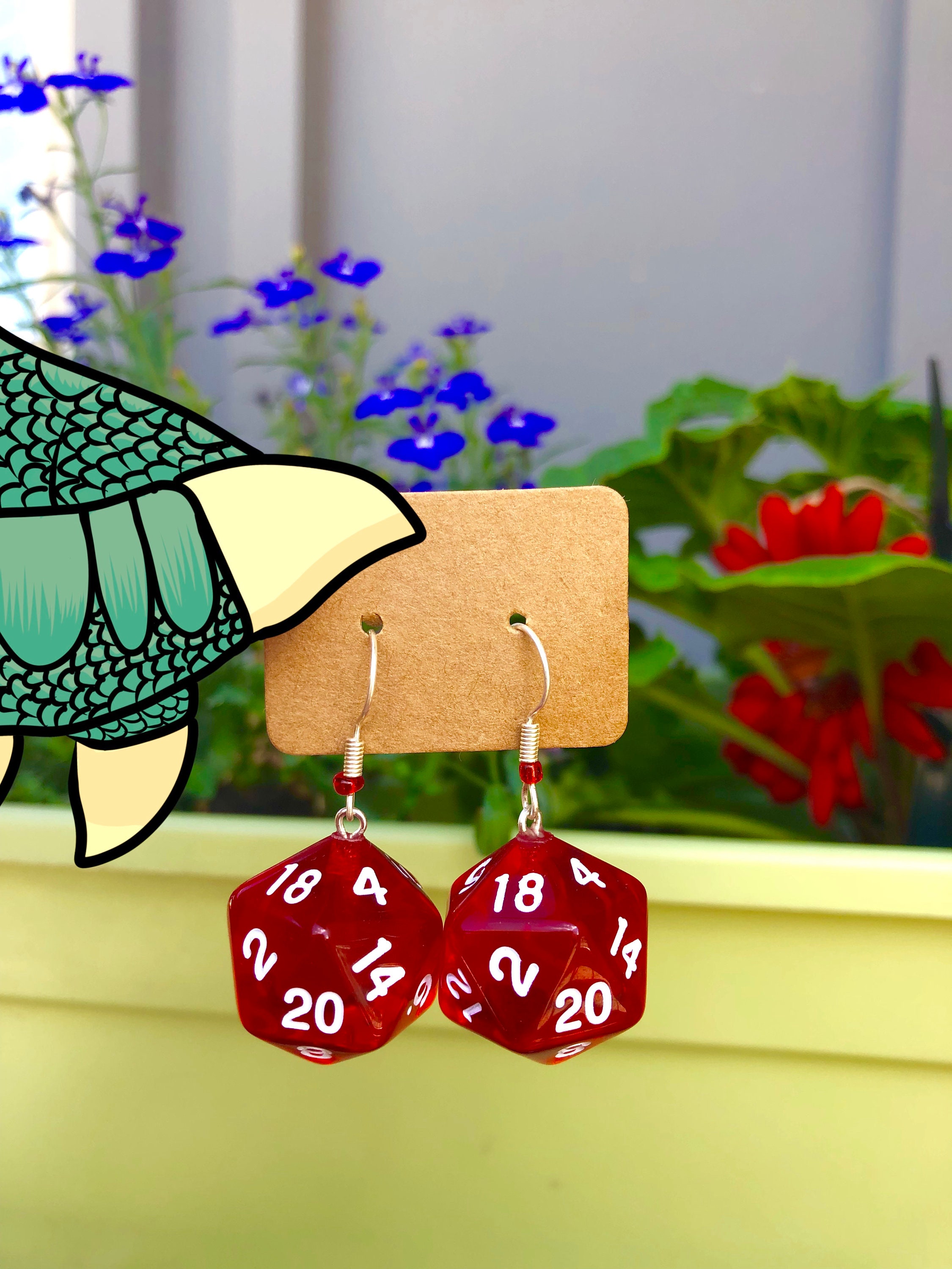 D20 Danglies rock Candy Edition - Etsy