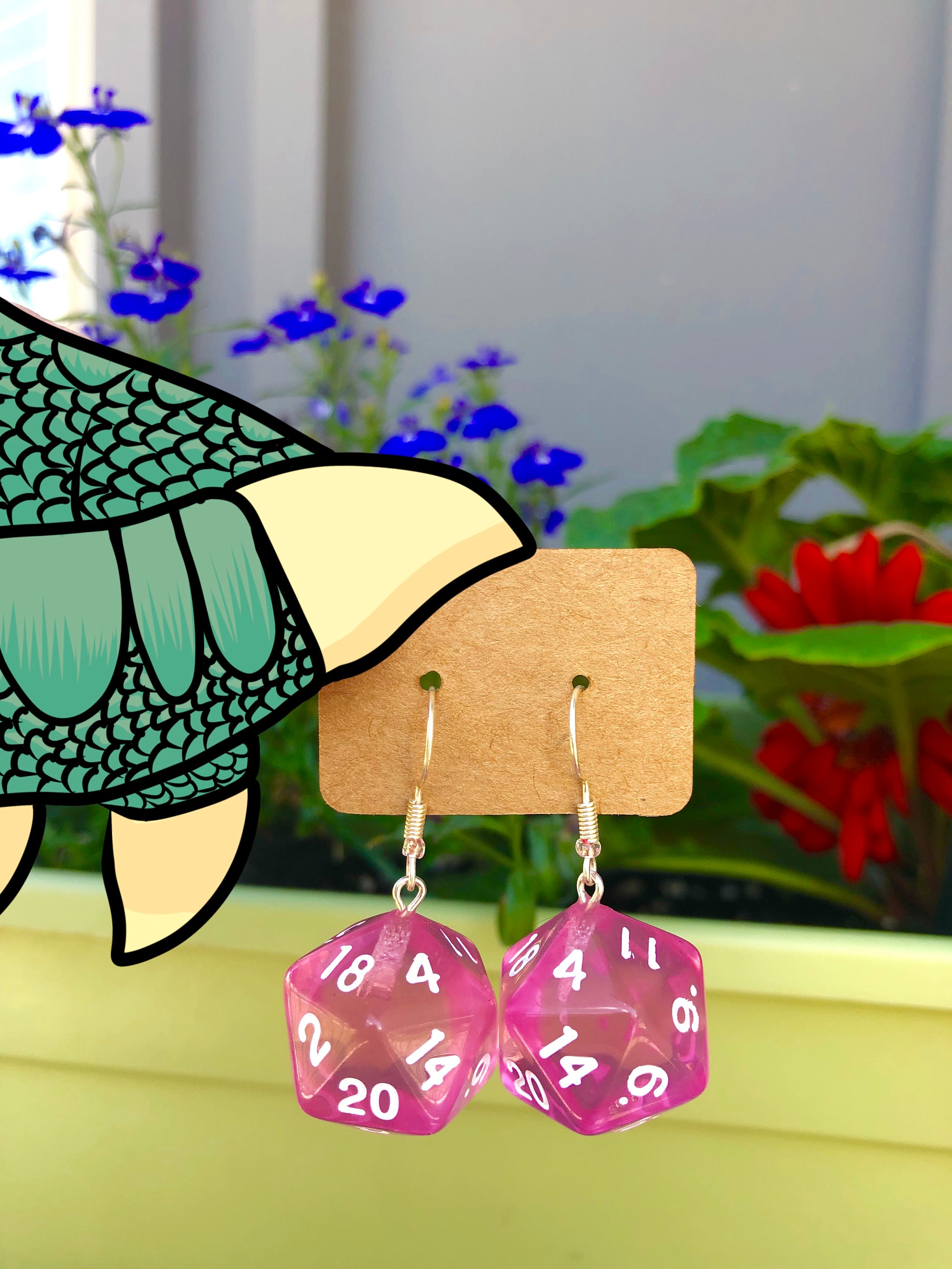 D20 Danglies rock Candy Edition - Etsy