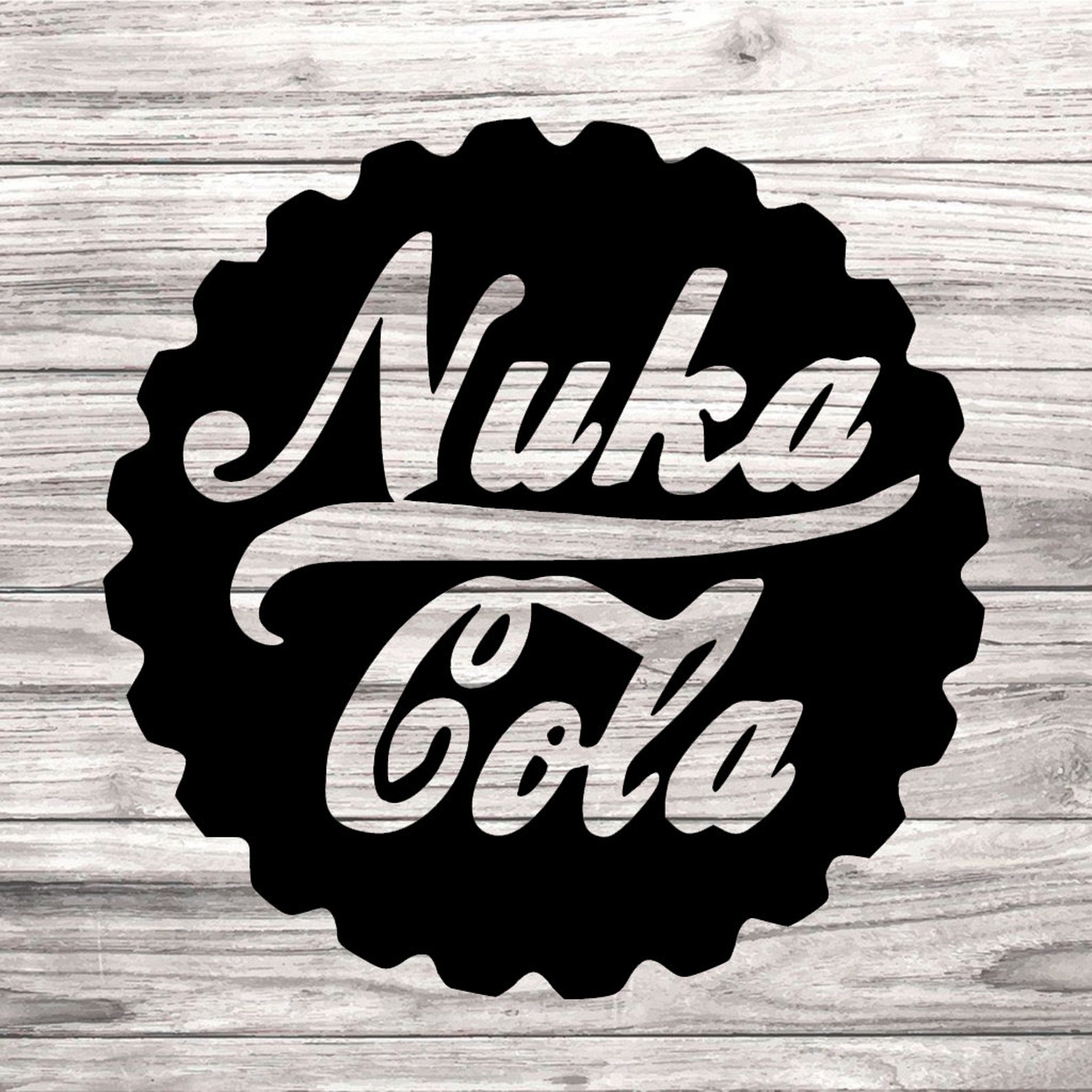 Fallout Sticker Nuka Cola Logo Vinyl Fahrzeug/ Laptop | Etsy
