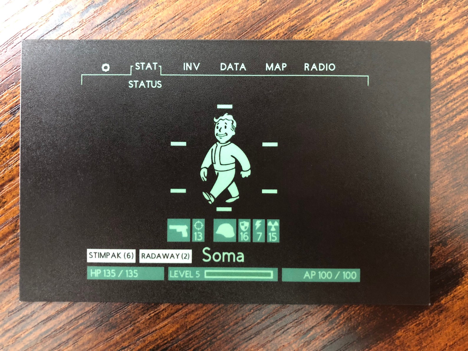 Unofficial Fallout Sticker Pip-boy Screen Handmade Custom | Etsy