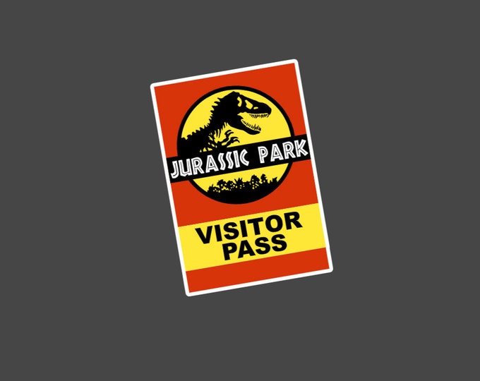 Jurassic Park Ranger ID Badge customize With Your FACE or NAME ...