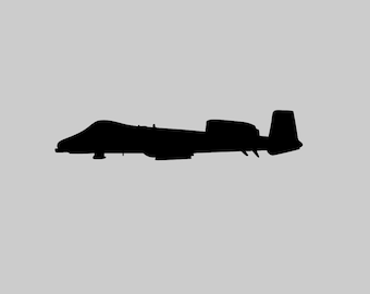 A10 Warthog Silhouette - Etsy Sweden