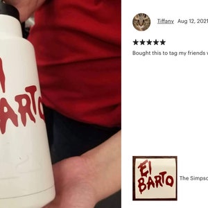 Unofficial the Simpsons El Barto Tag Decal Vehicle/ Laptop Sticker ...