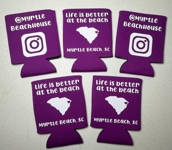 Personalized Can Coolers // Birthday Party // Custom Can - Etsy