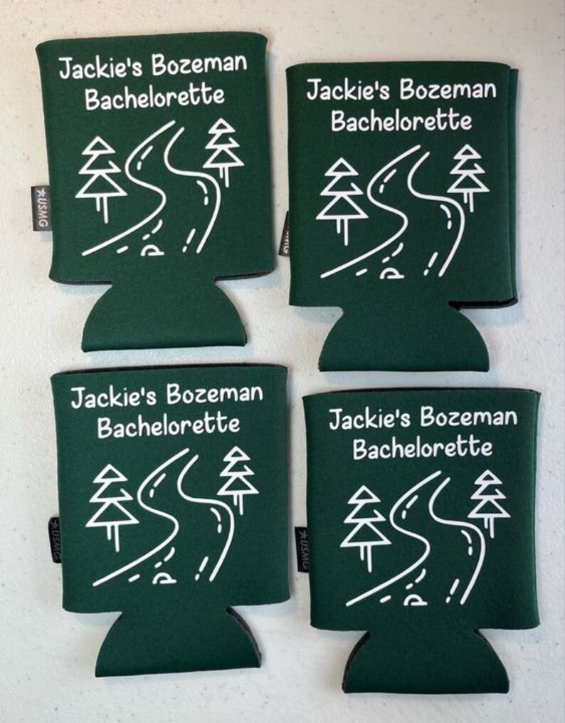 Custom Personalized Drink Can Coolers // Birthday Party // - Etsy