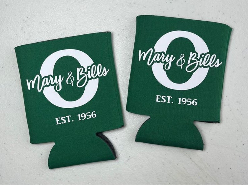 Custom Personalized Drink Can Coolers // Birthday Party // - Etsy