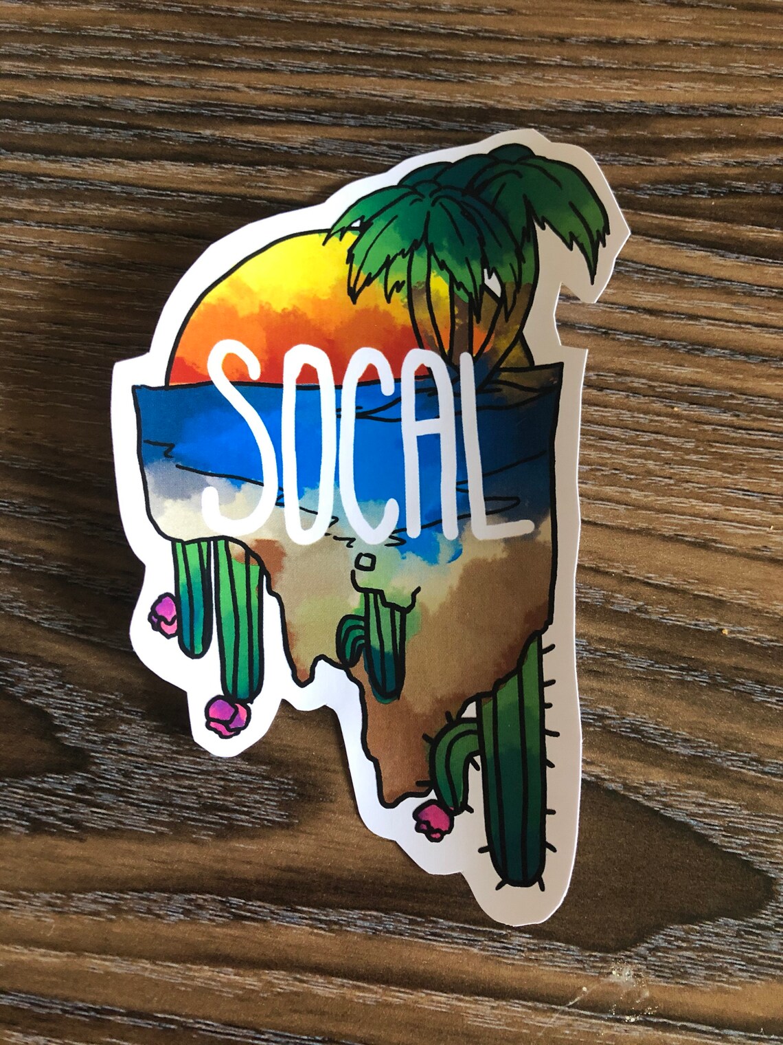 Socal Sticker - Etsy
