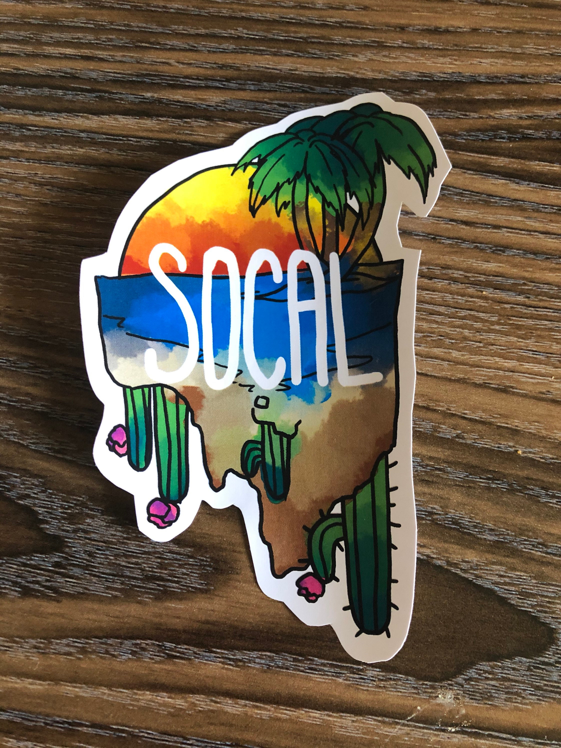 Socal Sticker - Etsy