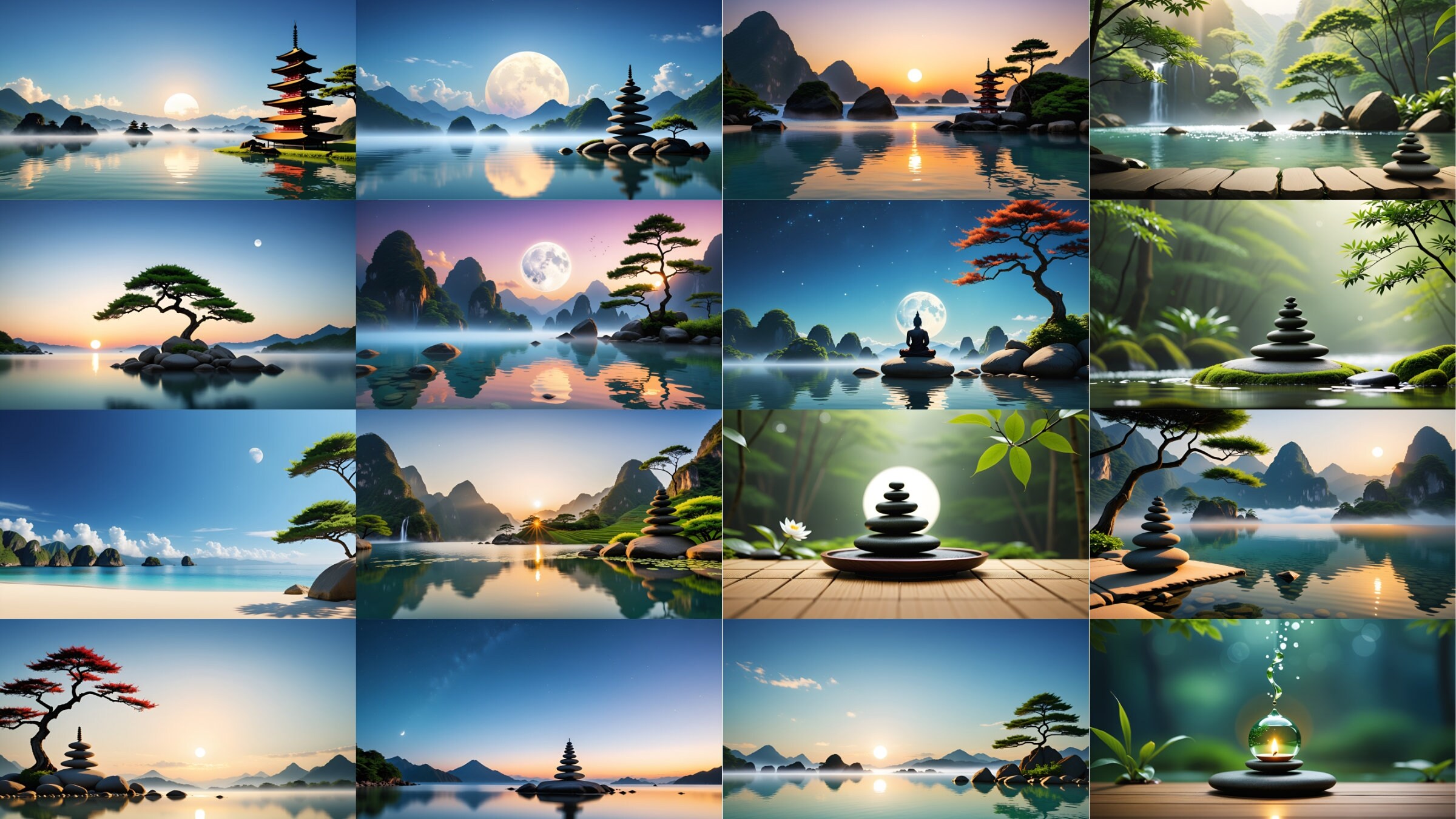 16 Zen Nature Background for Zoom - Etsy