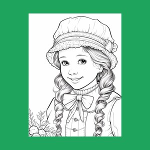 25 Holly Hobbies, Grayscale Portraits Coloring Book - Adults Kids ...