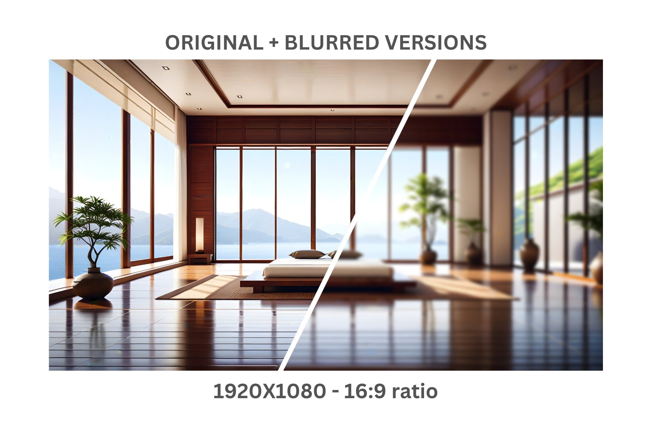 Luxury Zen Virtual Zoom Background 4 - Etsy