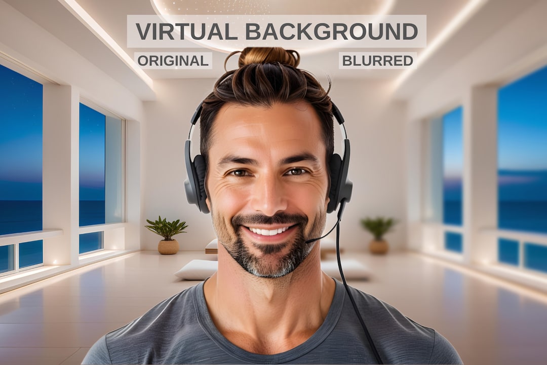 Luxury Zen Virtual Zoom Background 10 - Etsy