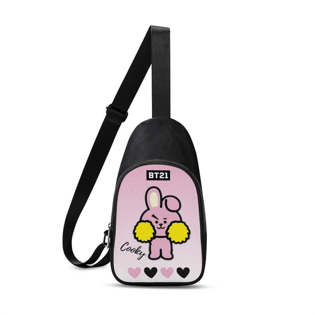 BT21 Cooky Chest Bag - BTS JUNGKOOK Cross Body Bag - Etsy