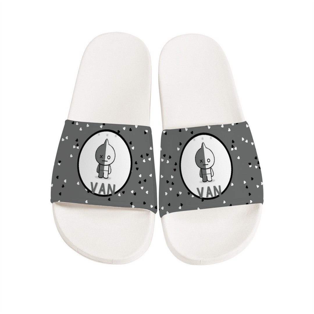 Van Slides - BTS ARMY Sandals - Etsy