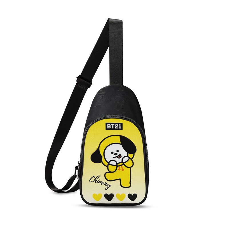 BT21 Chimmy Chest Bag BTS JIMIN Cross Body Bag - Etsy