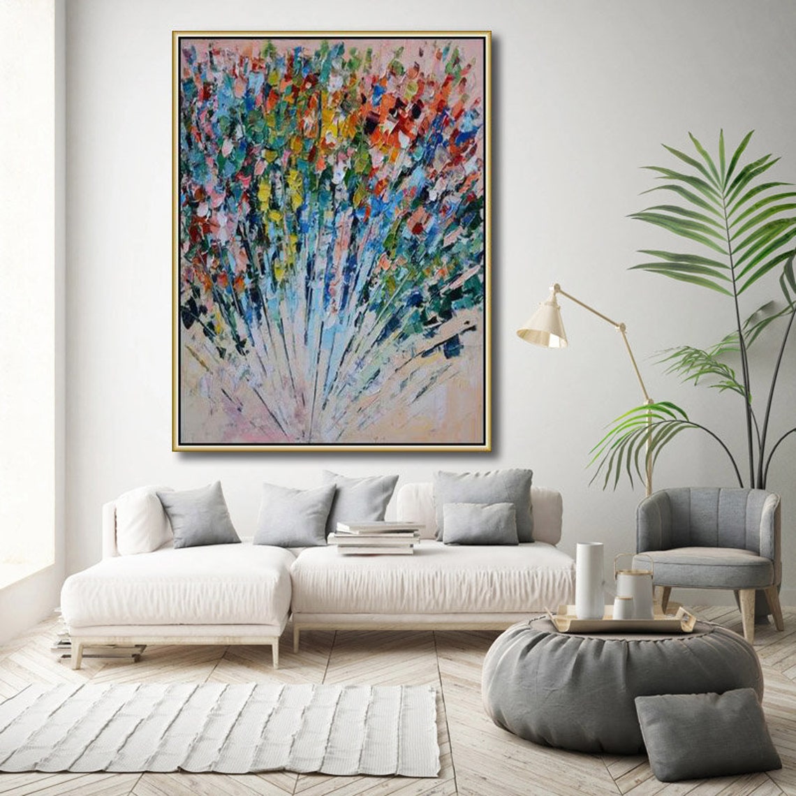 Extra Large Painting Original Painting Hand Painted Canvas - Etsy