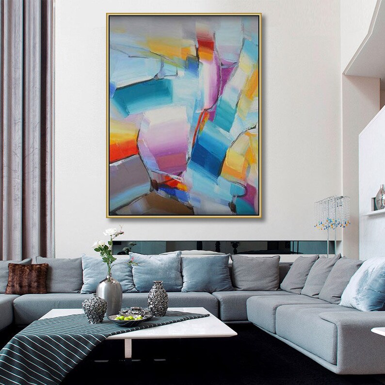 Abstract Painting Large Modern Abstract Art Hand Painted - Etsy