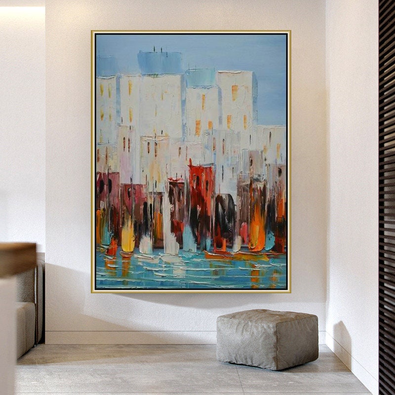 Large Original Abstract Painting Modern Abstract Canvas Wall | Etsy