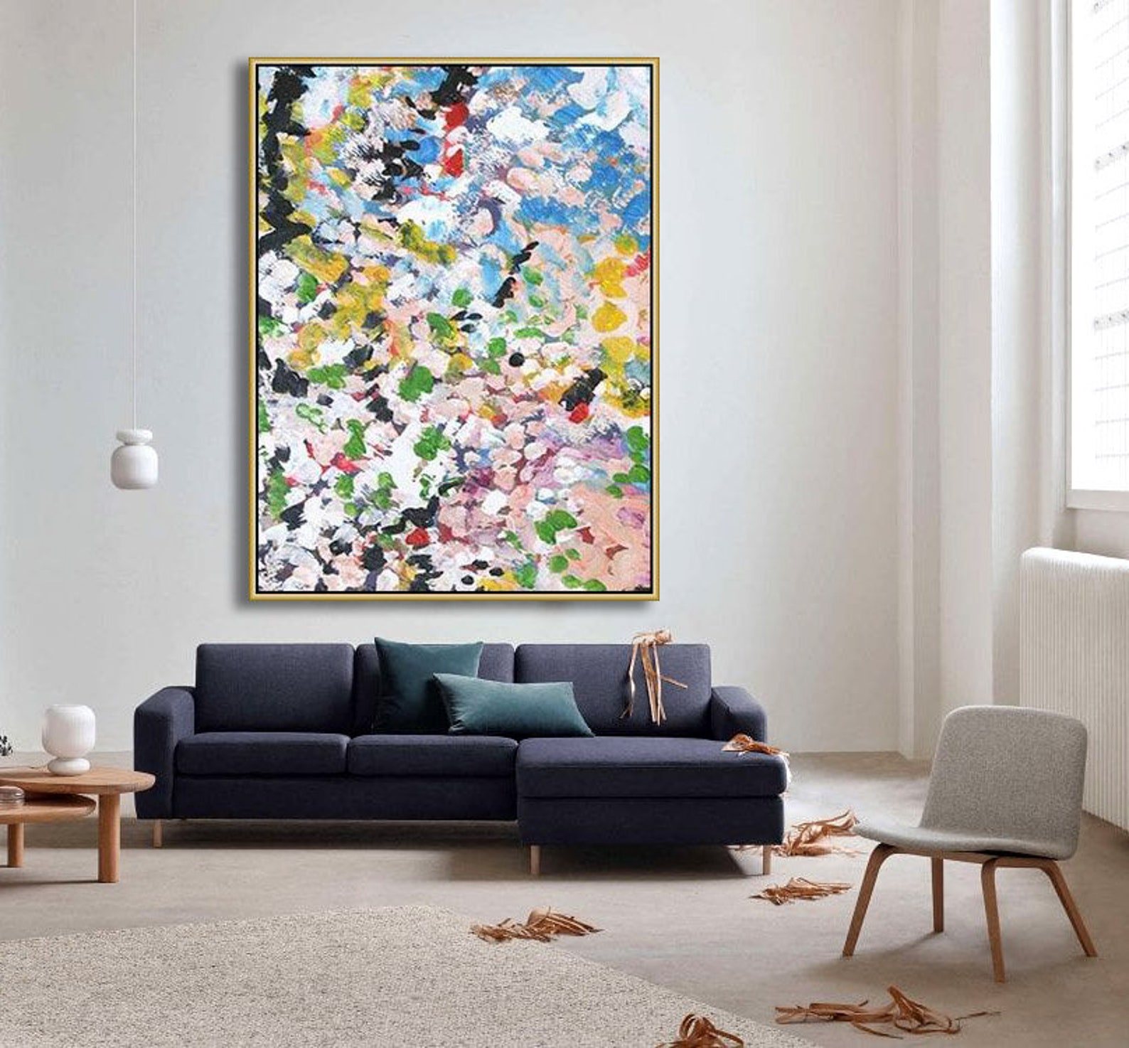 Abstract Painting, Large Modern Abstract Art, Original Painting, Hand ...