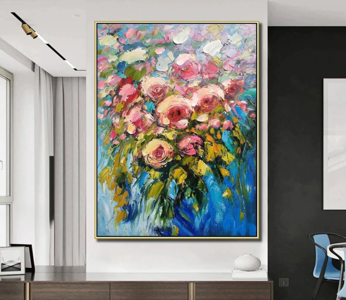 Extra Large Painting Hand Painted Canvas Paintings Textured - Etsy