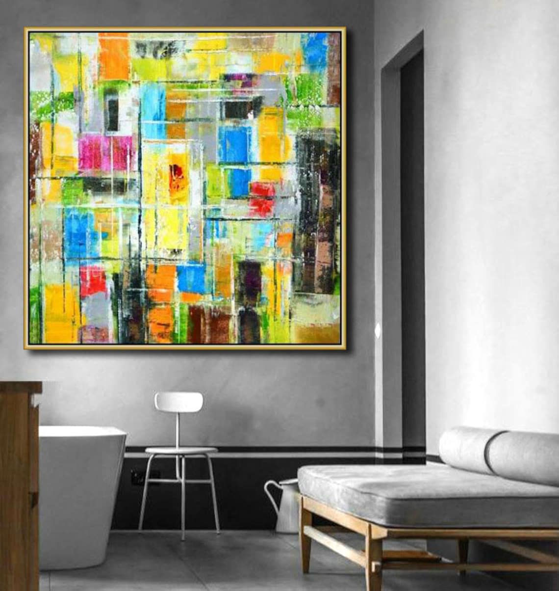 Abstract Painting Modern Abstract Art Extra Large Painting - Etsy