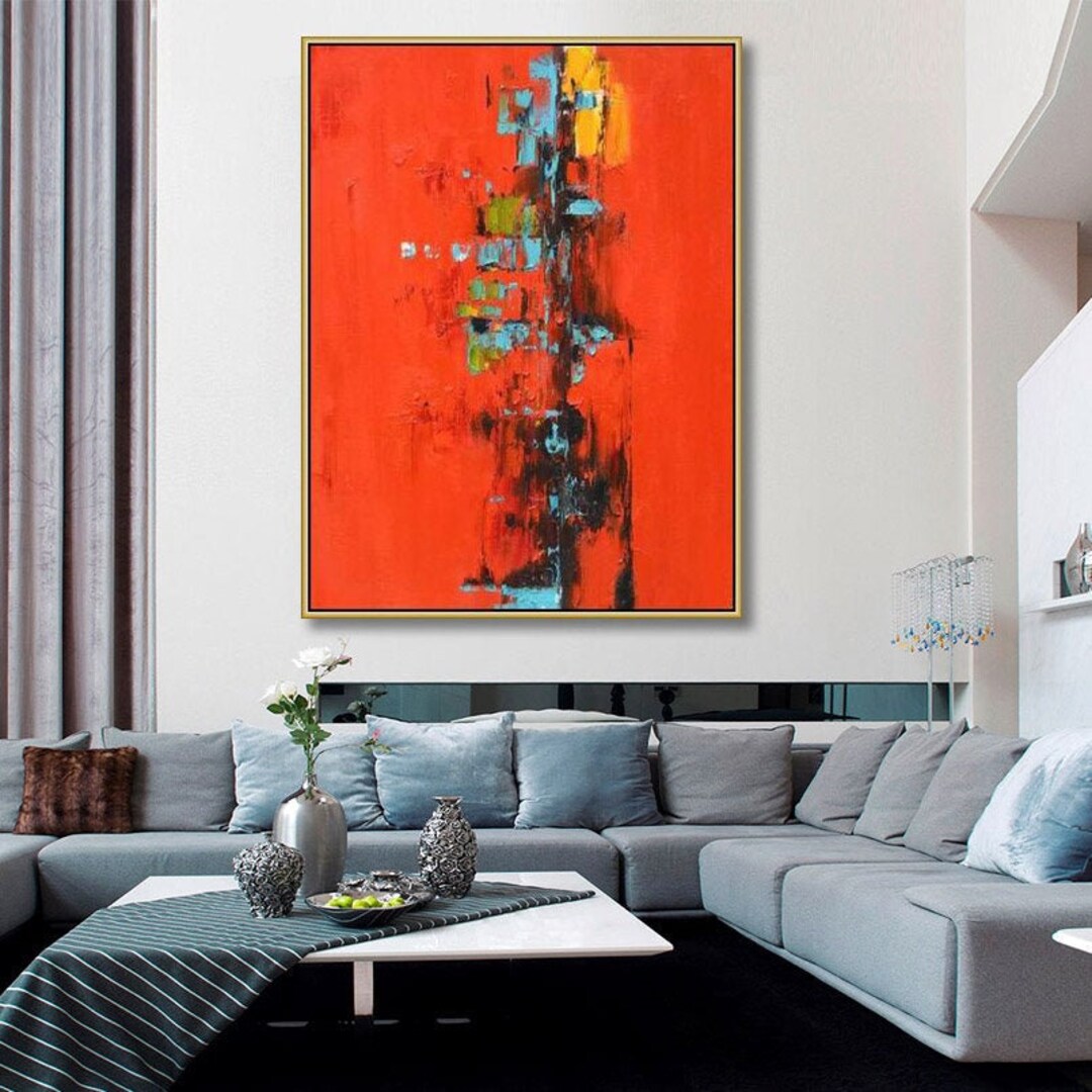 Abstract Painting, Large Modern Abstract Art, Original Painting, Hand ...