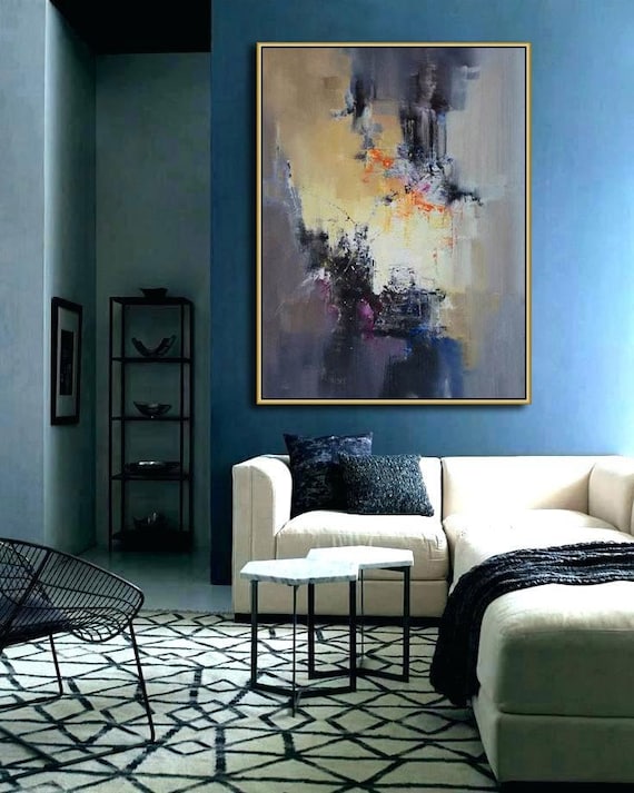 Abstract Painting Hand Painted Canvas Paintings Textured - Etsy