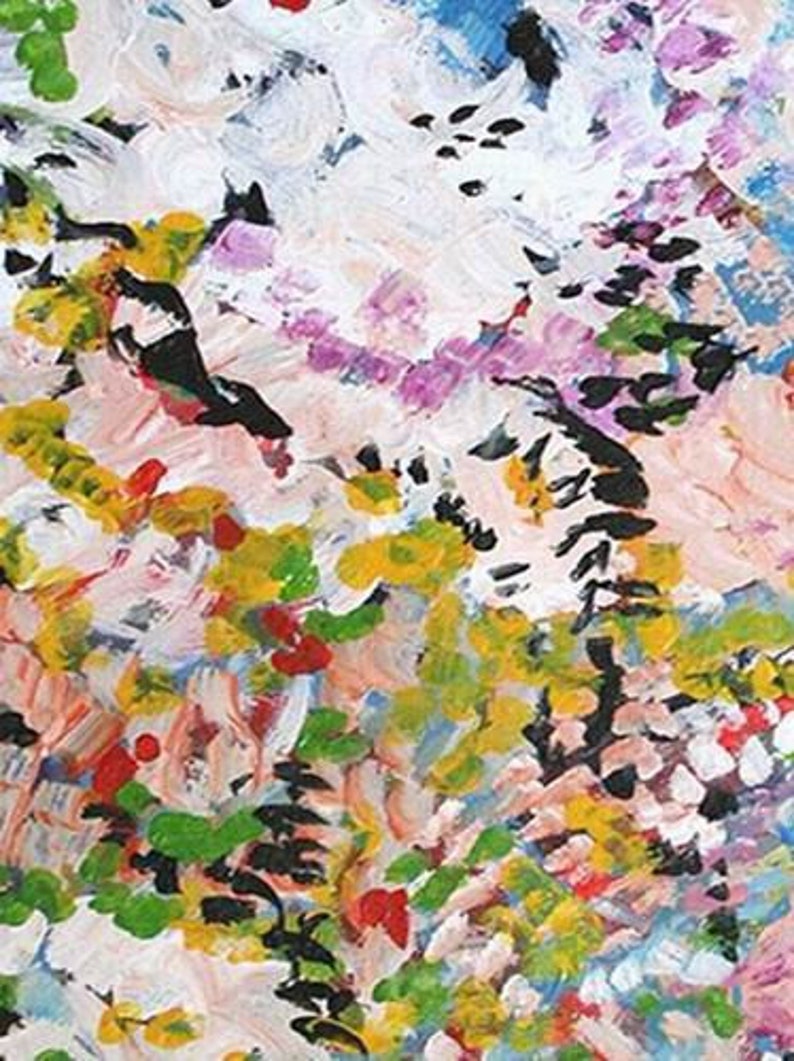 Abstract Painting Hand Painted Canvas Paintings Large Modern | Etsy