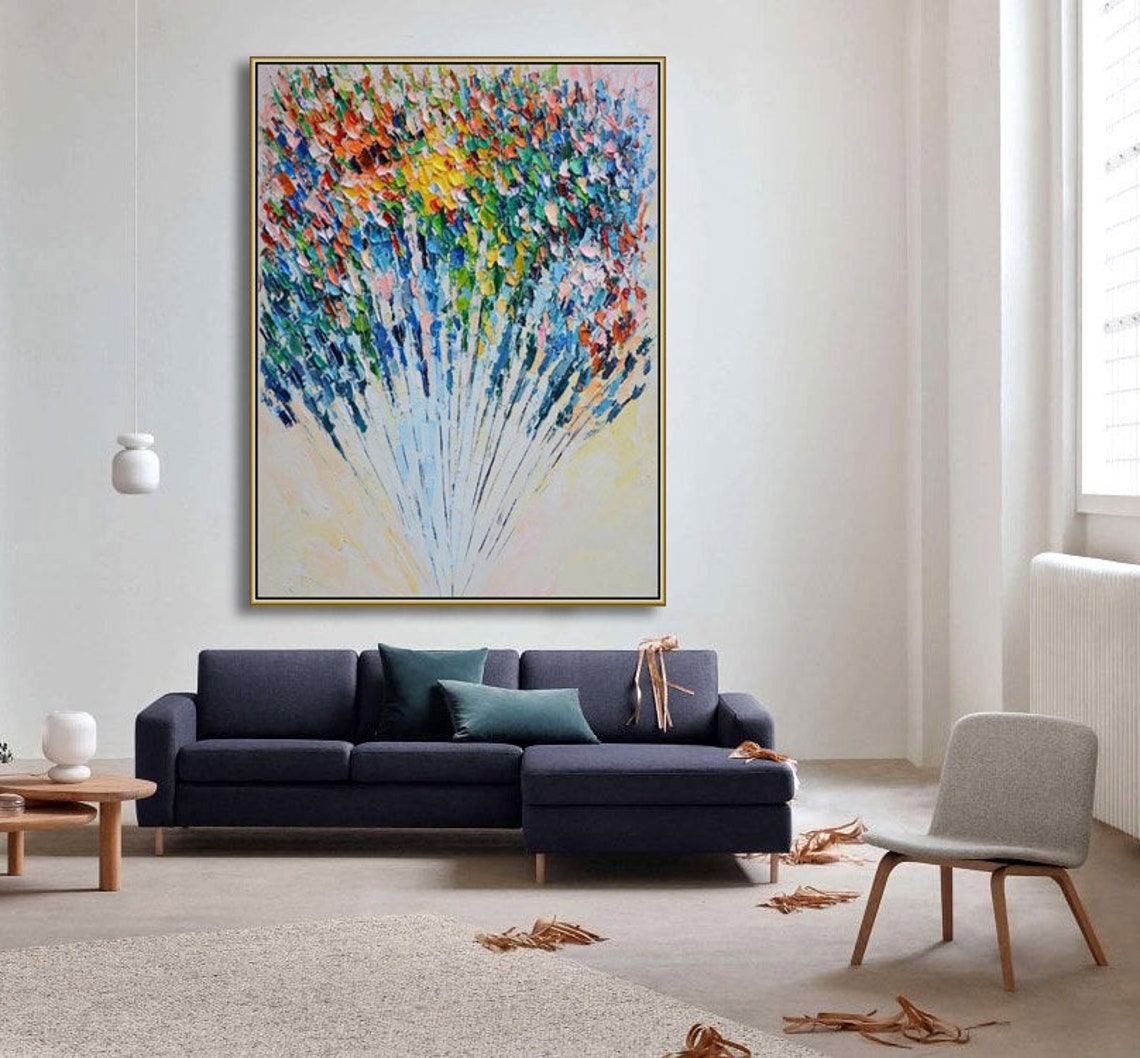 Extra Large Painting Original Painting Hand Painted Canvas | Etsy