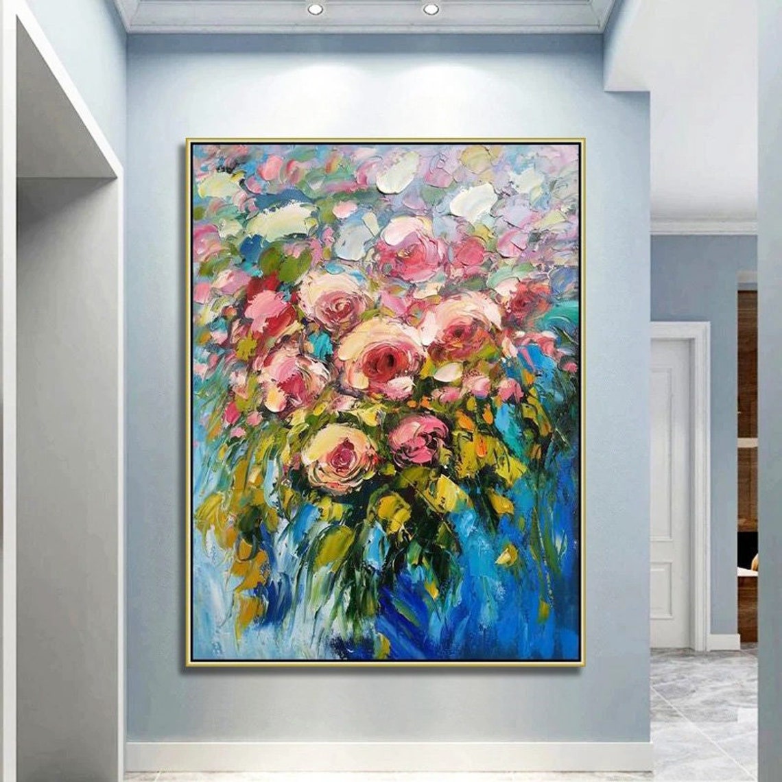 Extra Large Painting Hand Painted Canvas Paintings Textured - Etsy