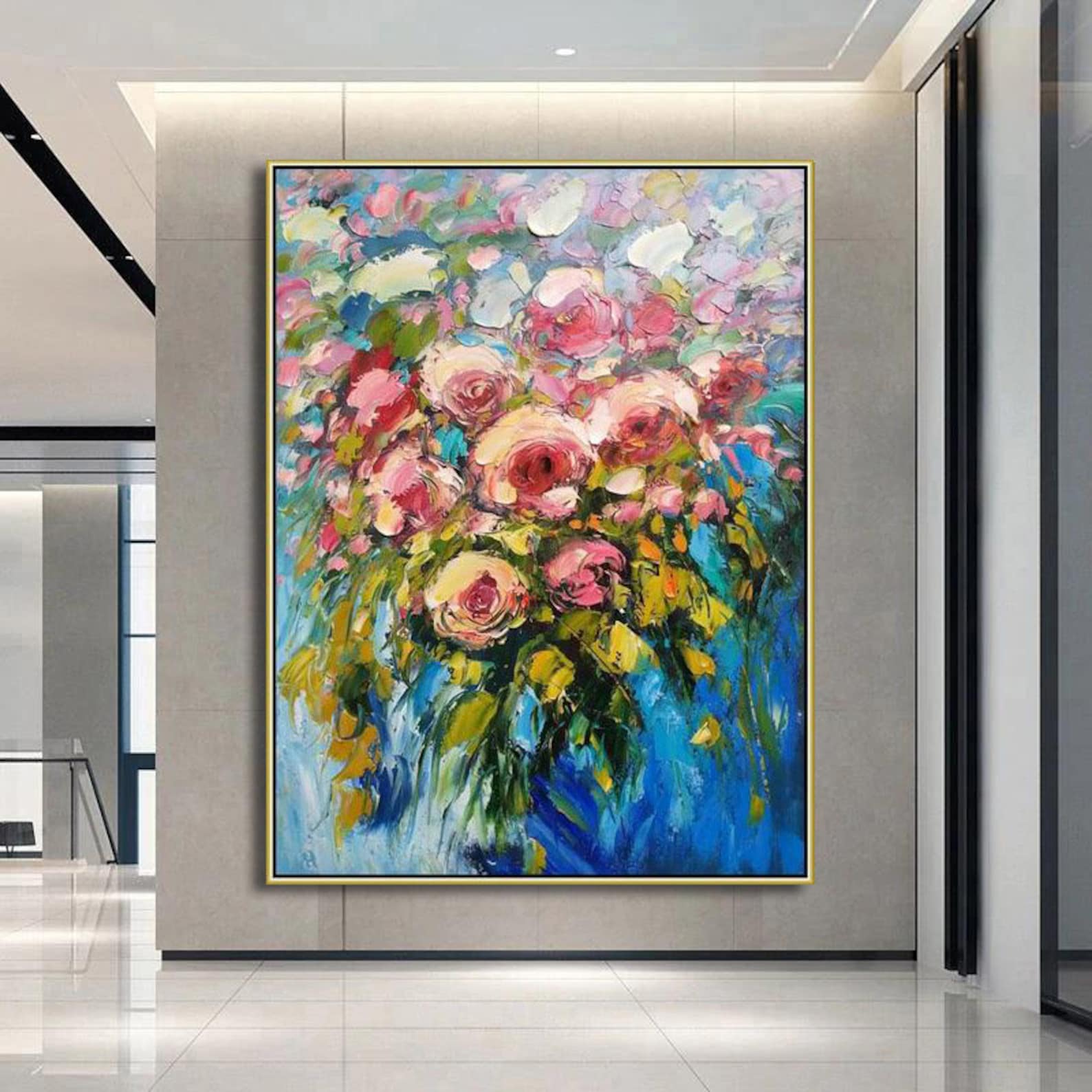 Extra Large Painting, Hand Painted Canvas Paintings, Textured Painting ...