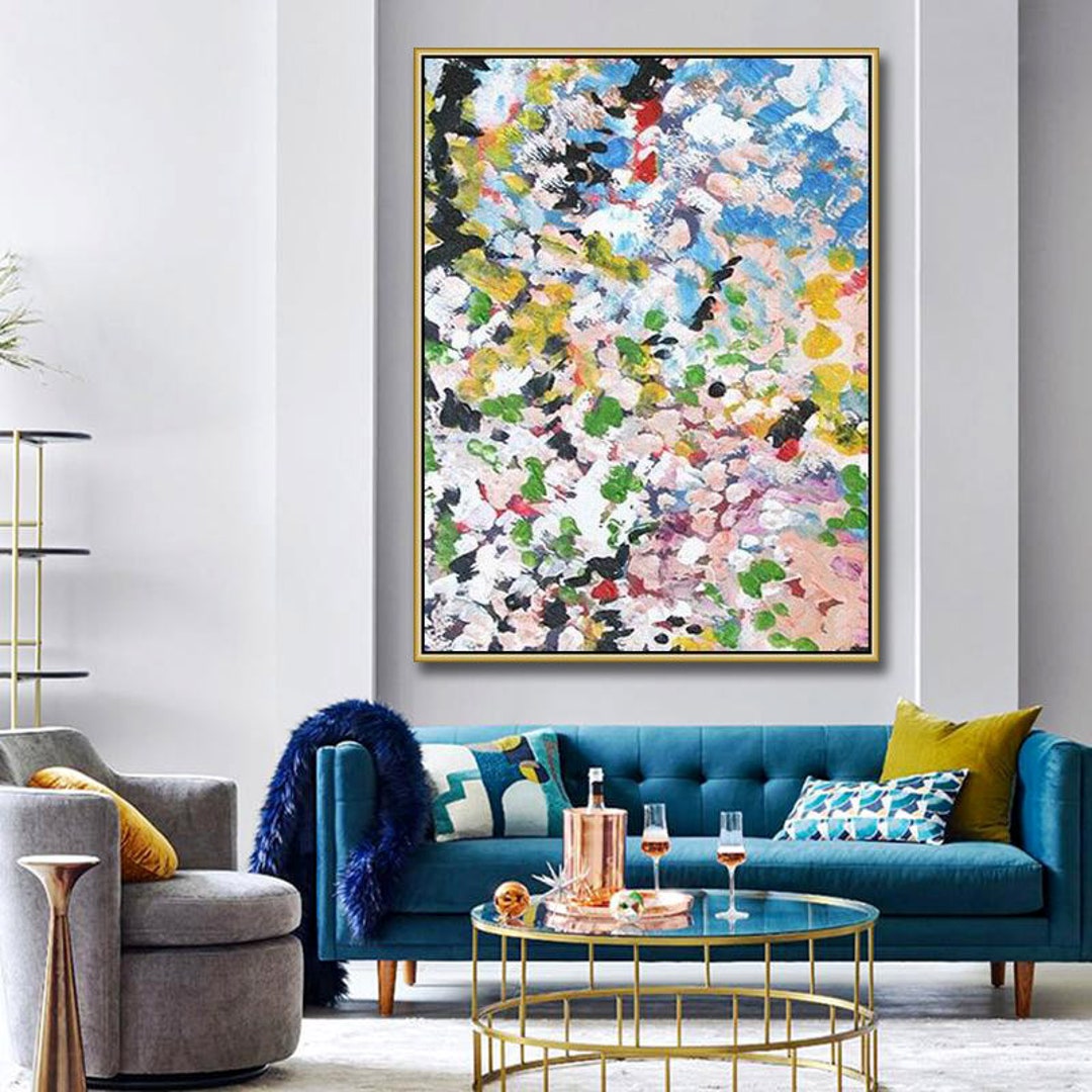 Abstract Painting, Large Modern Abstract Art, Original Painting, Hand ...