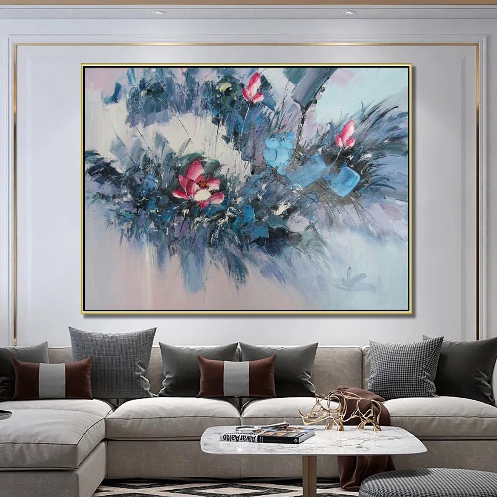 Extra Large Painting Hand Painted Canvas Paintings Modern | Etsy