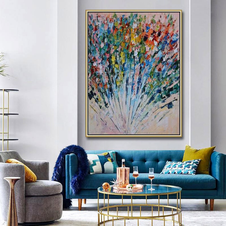 Extra Large Painting, Original Painting, Hand Painted Canvas Paintings ...