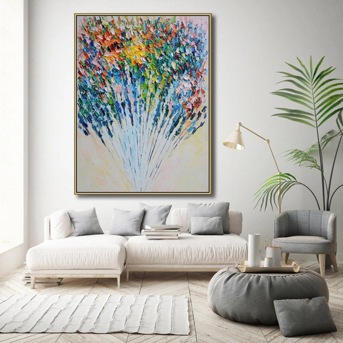 Extra Large Painting, Original Painting, Hand Painted Canvas Paintings ...
