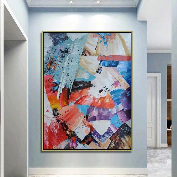 Extra Large Painting Hand Painted Canvas Paintings Textured | Etsy