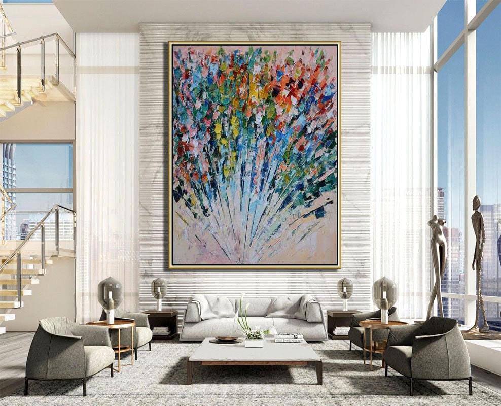 Extra Large Painting Original Painting Hand Painted Canvas - Etsy