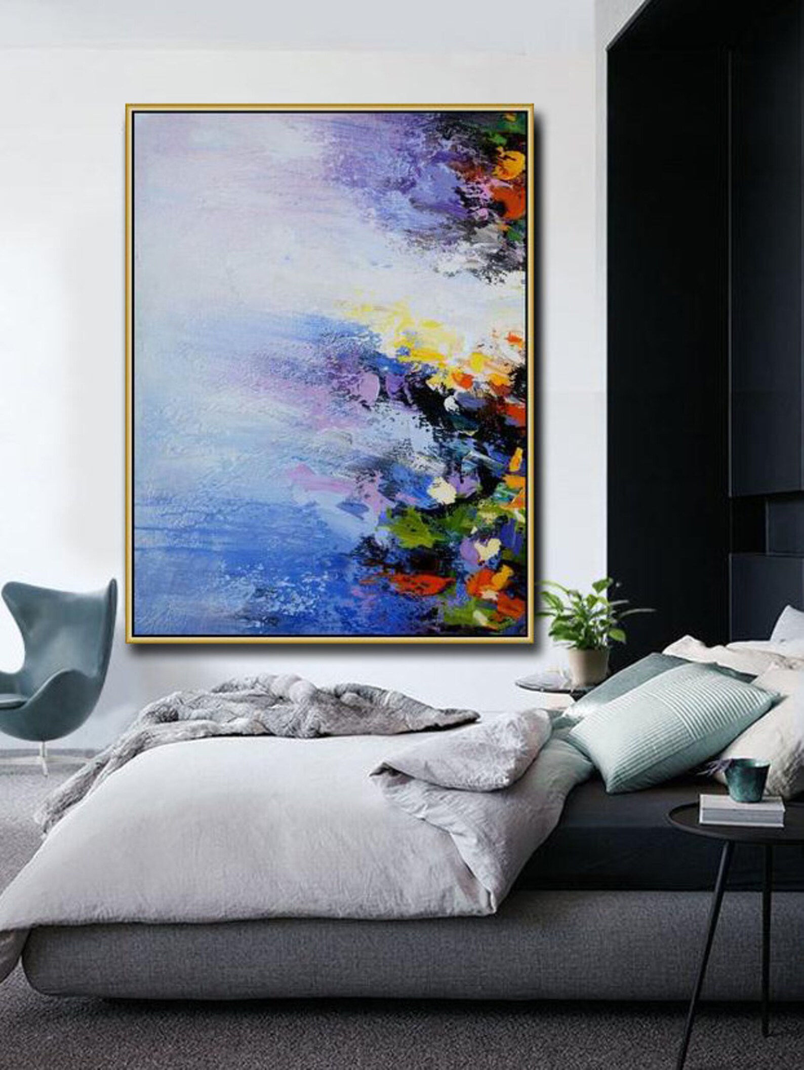 Texturedpainting Extra Large Painting Abstract Painting - Etsy
