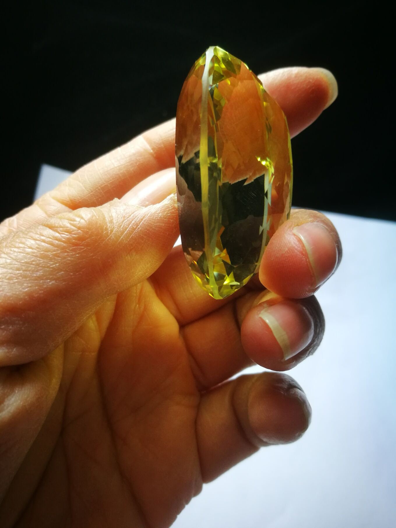 Clear Yellow Citrine Crystal Quartz 124 Sided Disintegrator - Etsy