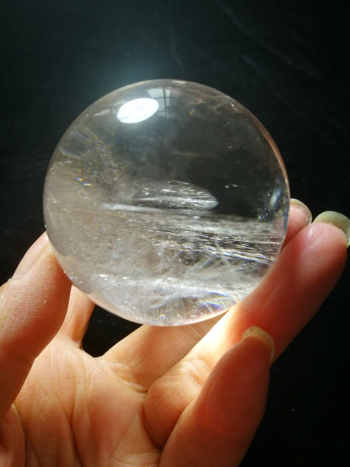 Natural Clear Crystal Quartz Ball Sphere Orb Gem 2.04 Inch - Etsy UK