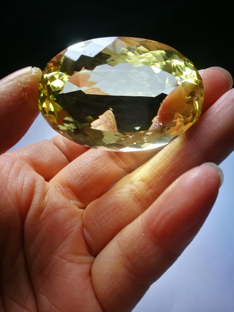 Clear Yellow Citrine Crystal Quartz 124 Sided Disintegrator - Etsy