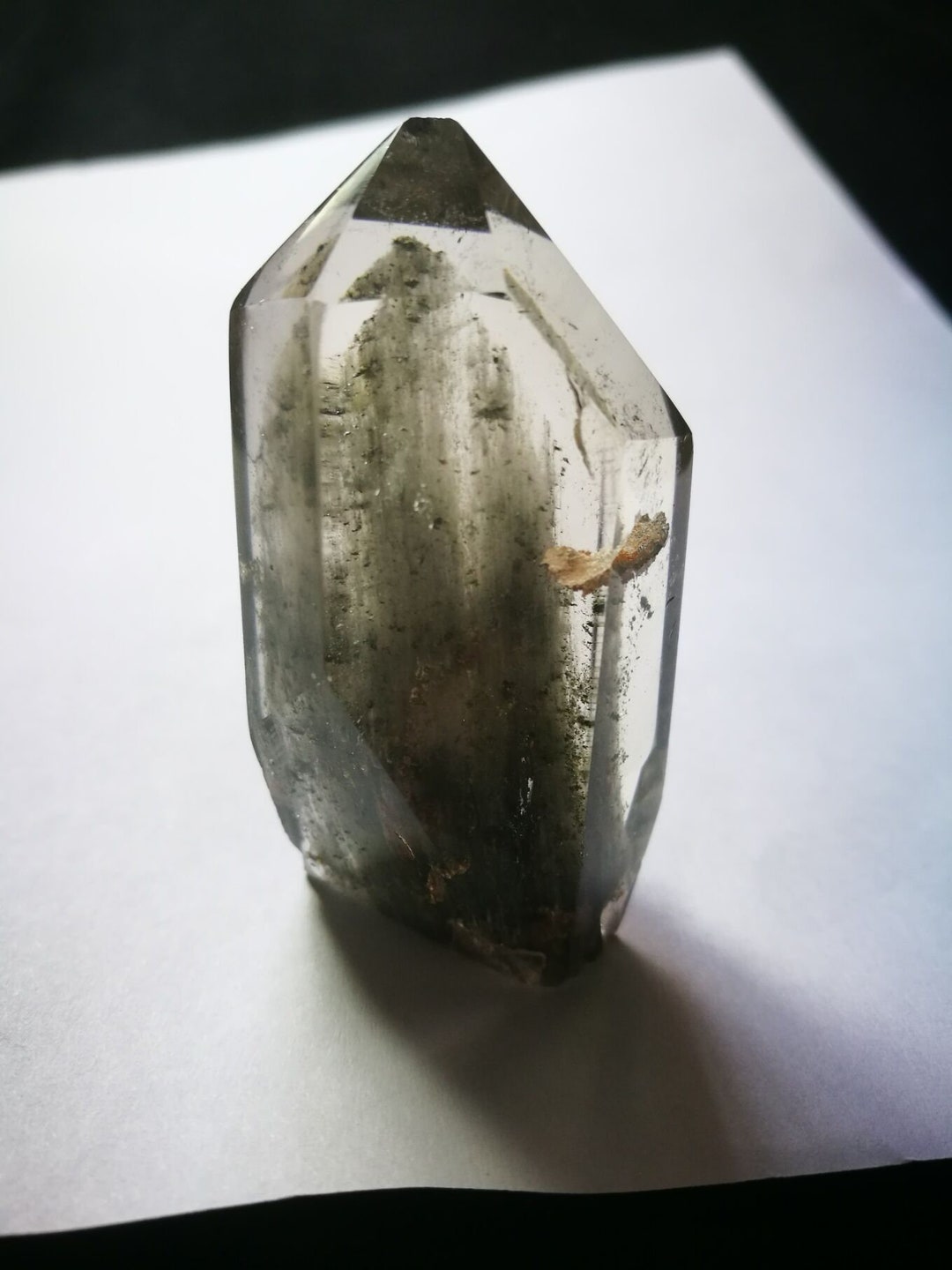 Natural Clear Phantom 6 Sided Crystal Quartz Point 2 Inch Master ...