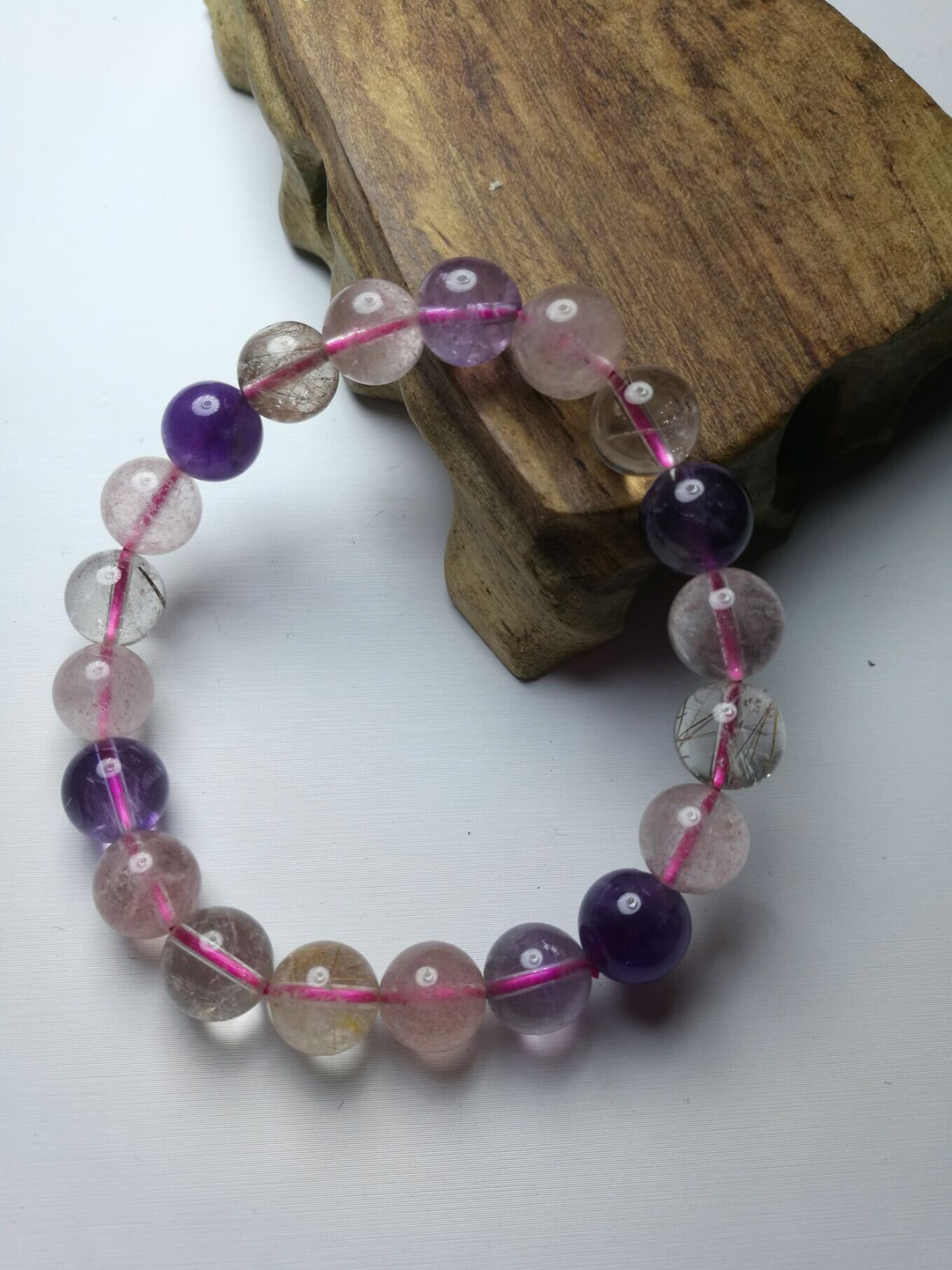 Natural Clear Crystal Quartz Bracelet Bead 9 mm Healing Reiki | Etsy