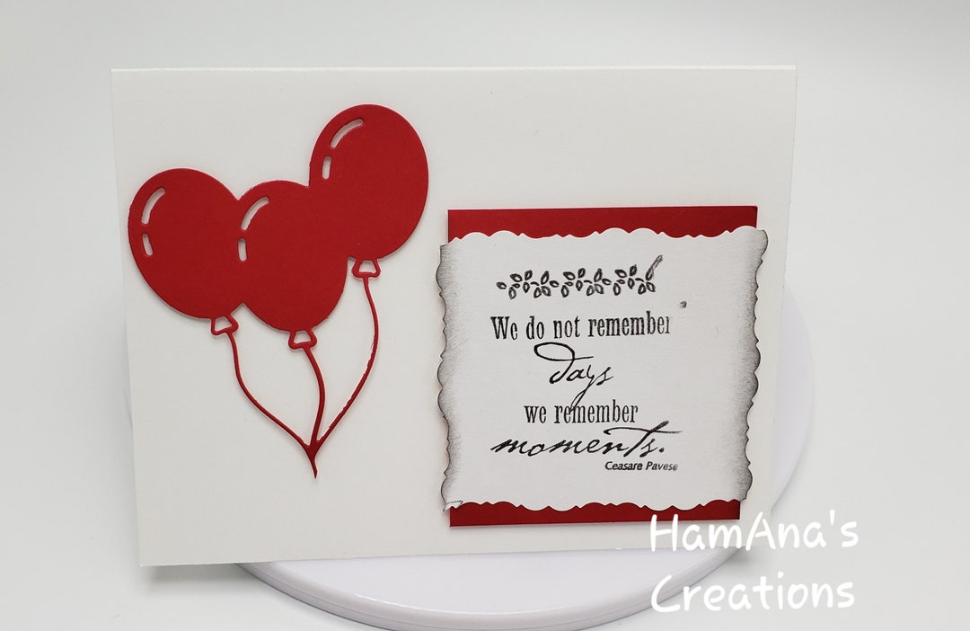 Any Occasion Lovely Handmade Greeting Card With Envelope. Blank Inside ...