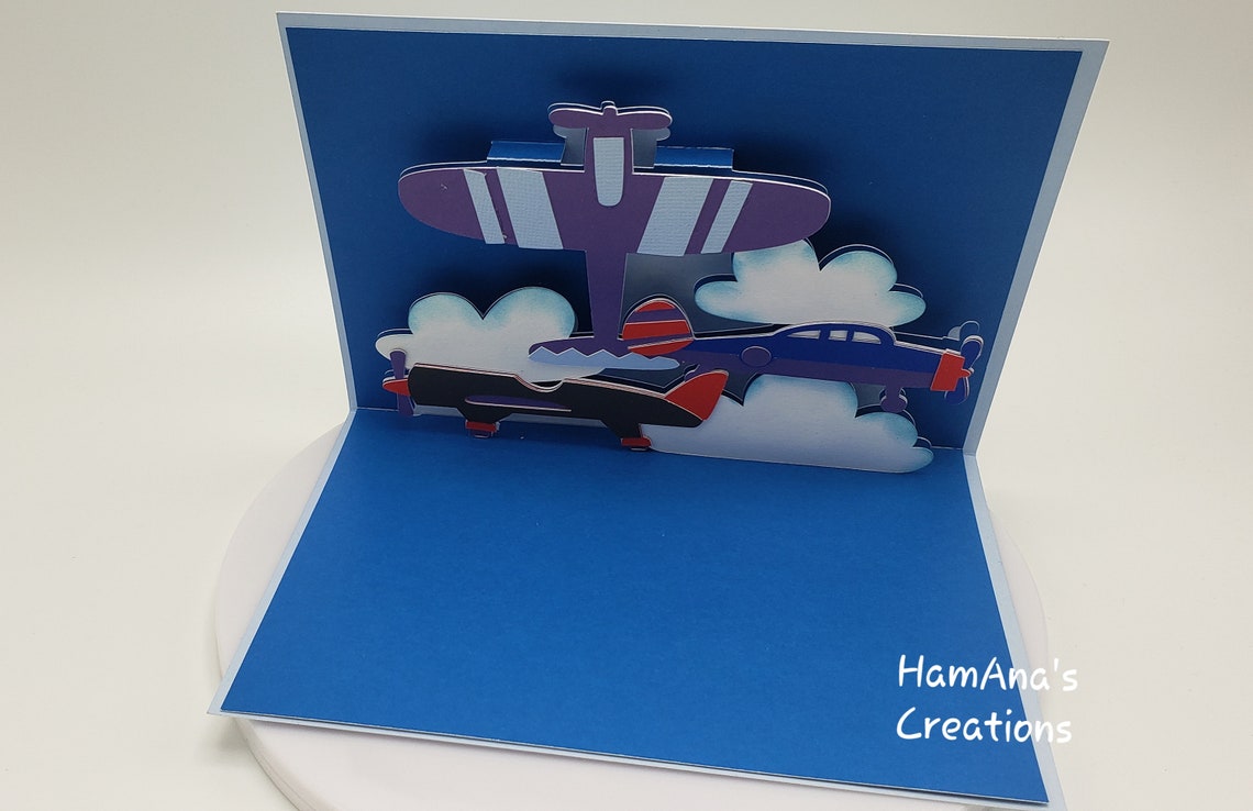 Airplane Greeting Card - Etsy