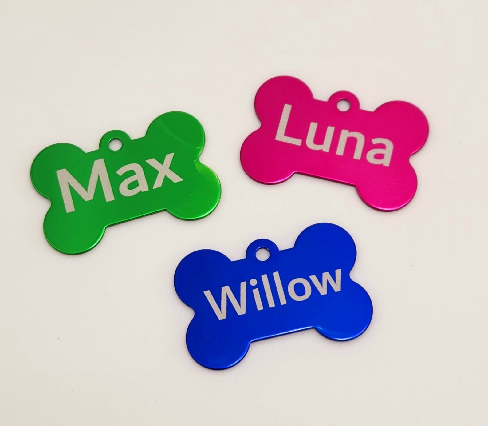 Custom Engraved Pet Tags for Dogs and Cats, Pet ID, Dog Name, Cat Name ...