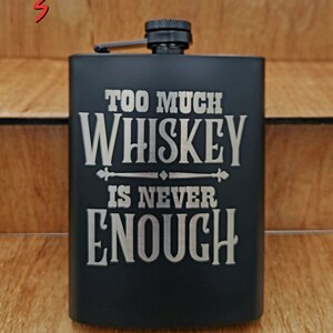 Groomsmen Gift Flask Personalized Engraved Best Man Bridesmaid Bachelor ...